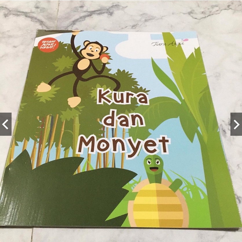 Jual kura dan monyet buku cerita anak binatang hewan fabel / storybook ...