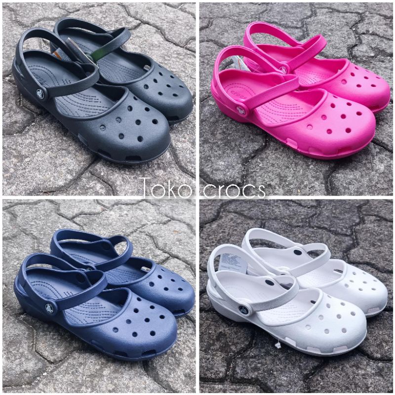 Jual Sepatu Sandal wanita Crocs karin / Crocs karin woman | Shopee ...