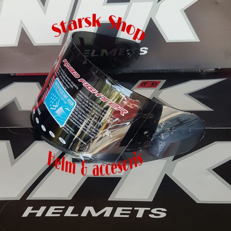 Jual KACA HELM FLAT VISOR NHK GP1000 SILVER ANTI AIR ORIGINAL NHK ...