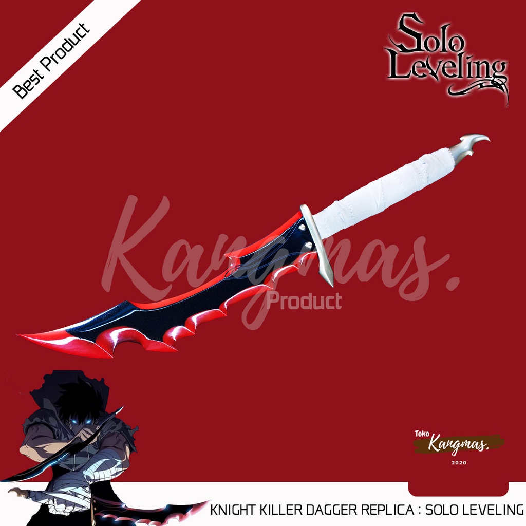 Jual solo leveling dagger replica knight killer / solo leveling cosplay ...