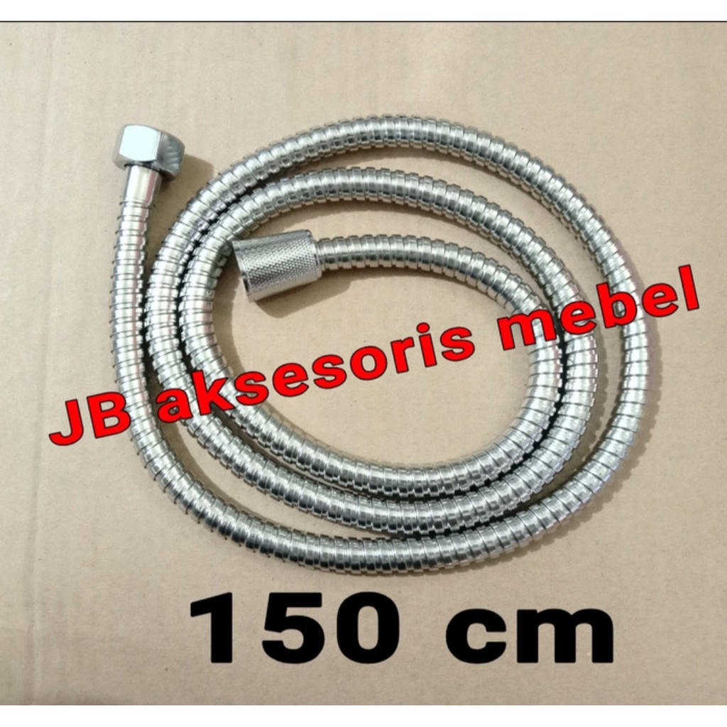 Jual SELANG FLEKSIBEL HAND SHOWER MANDI 150 CM | SLANG FLEKSIBEL JET ...
