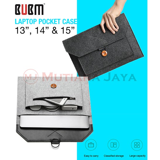 Jual BUBM Tas Laptop Notebook Bag 13" 14" 15" | Shopee Indonesia