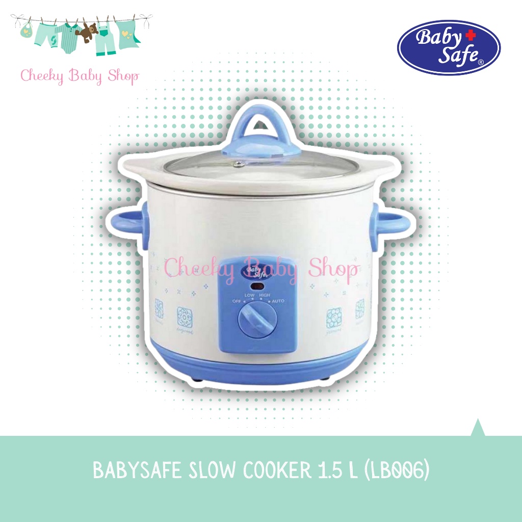 Jual BABY SAFE Slow Cooker 1,5L / Alat Masak MPASI (LB006) | Shopee ...