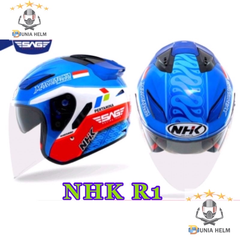 Jual Helm NHK R1 MOTO GP MANDALIKA LIMITED EDITION | Shopee Indonesia
