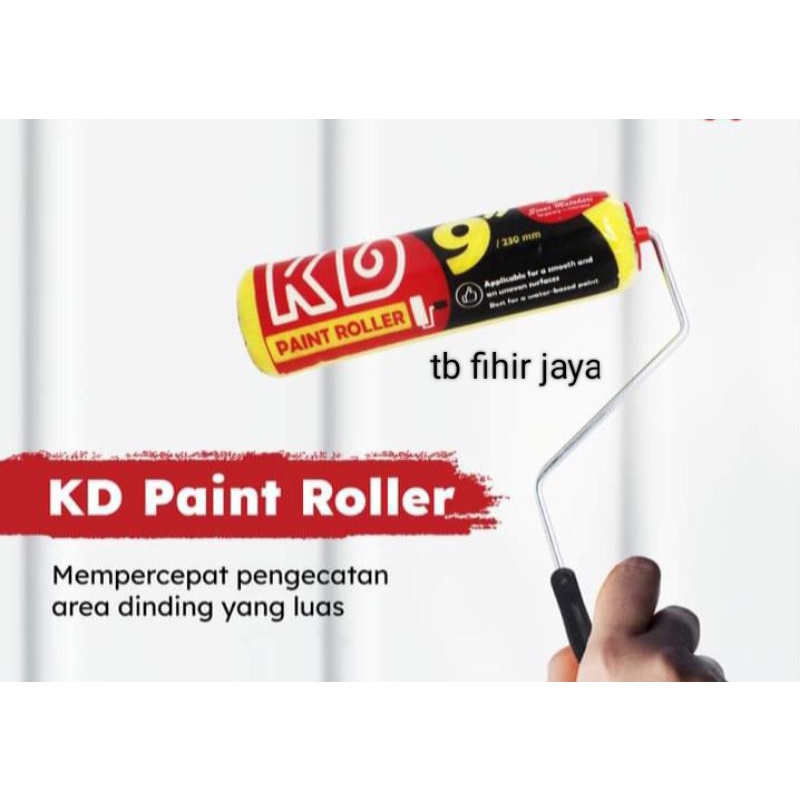 Jual ROLL CAT/KUAS/ROL CAT TEMBOK/DINDING/UKURAN 9/230 mm | Shopee ...