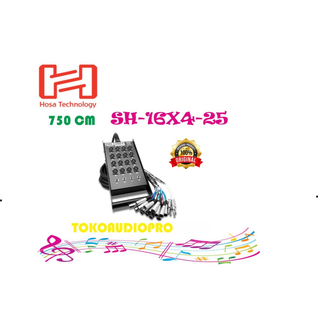 Jual Hosa SH16x4 Snake Kabel 16 Channel Stage Box Hosa SH-16X4 | Shopee ...