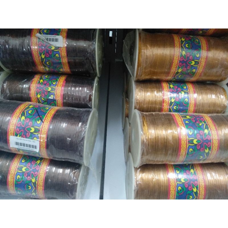 Jual tali satin/tali cina, 2mm (200 yard) | Shopee Indonesia