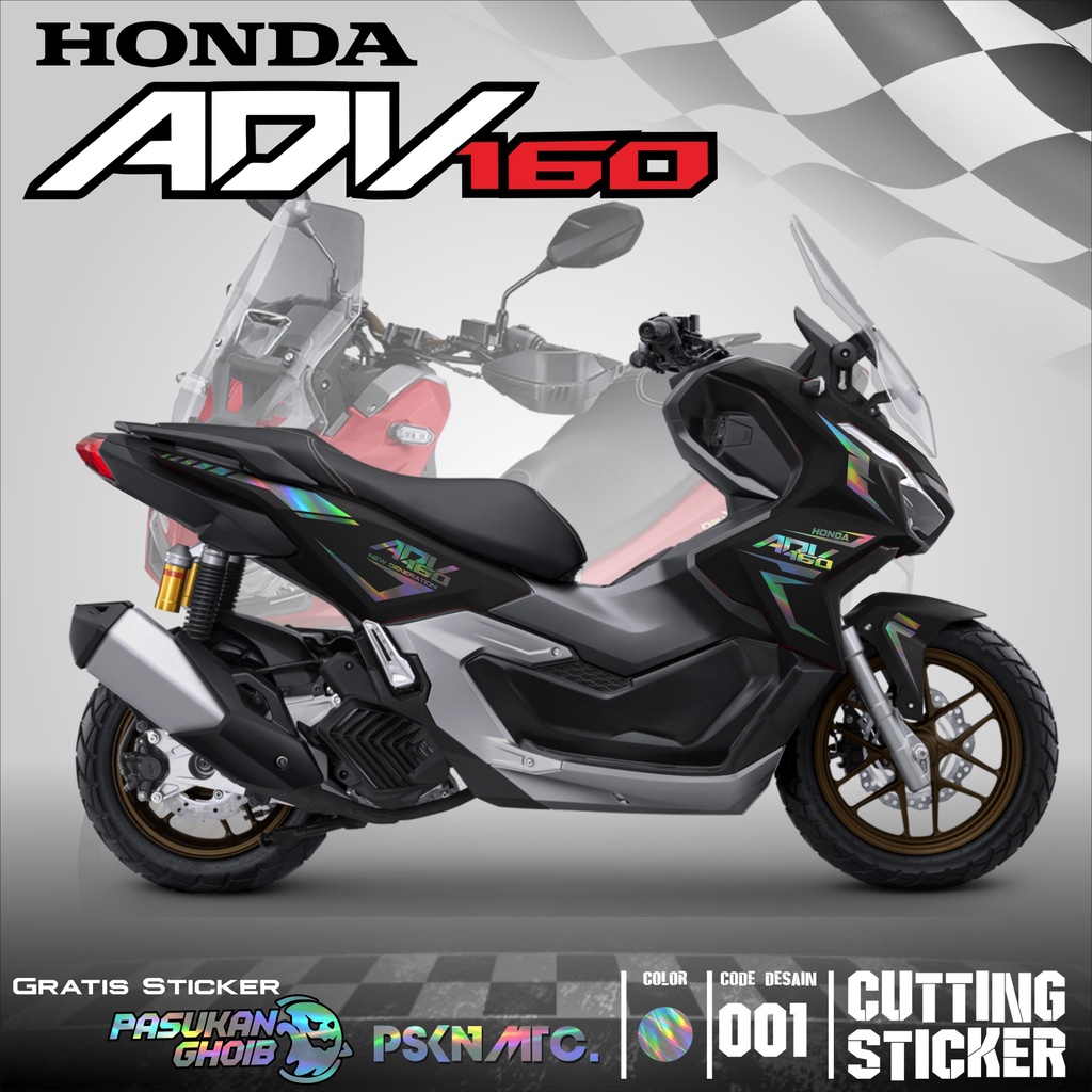 Jual Cutting Sticker ADV 160 - Aksesoris Motor Stiker Honda ADV New ...