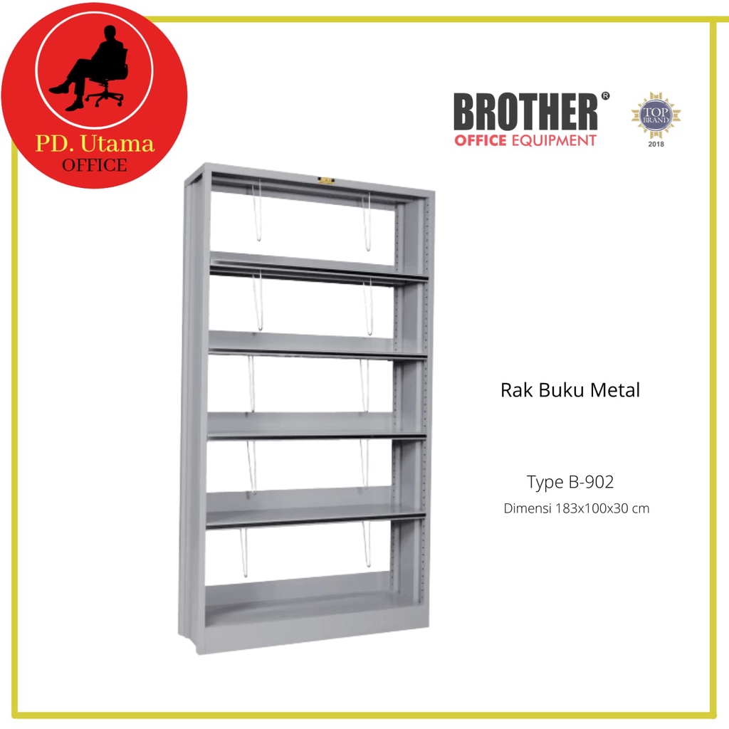 Jual Rak Buku Metal Brother B-902 Rak Buku Sekolah Kantor | Shopee Indonesia