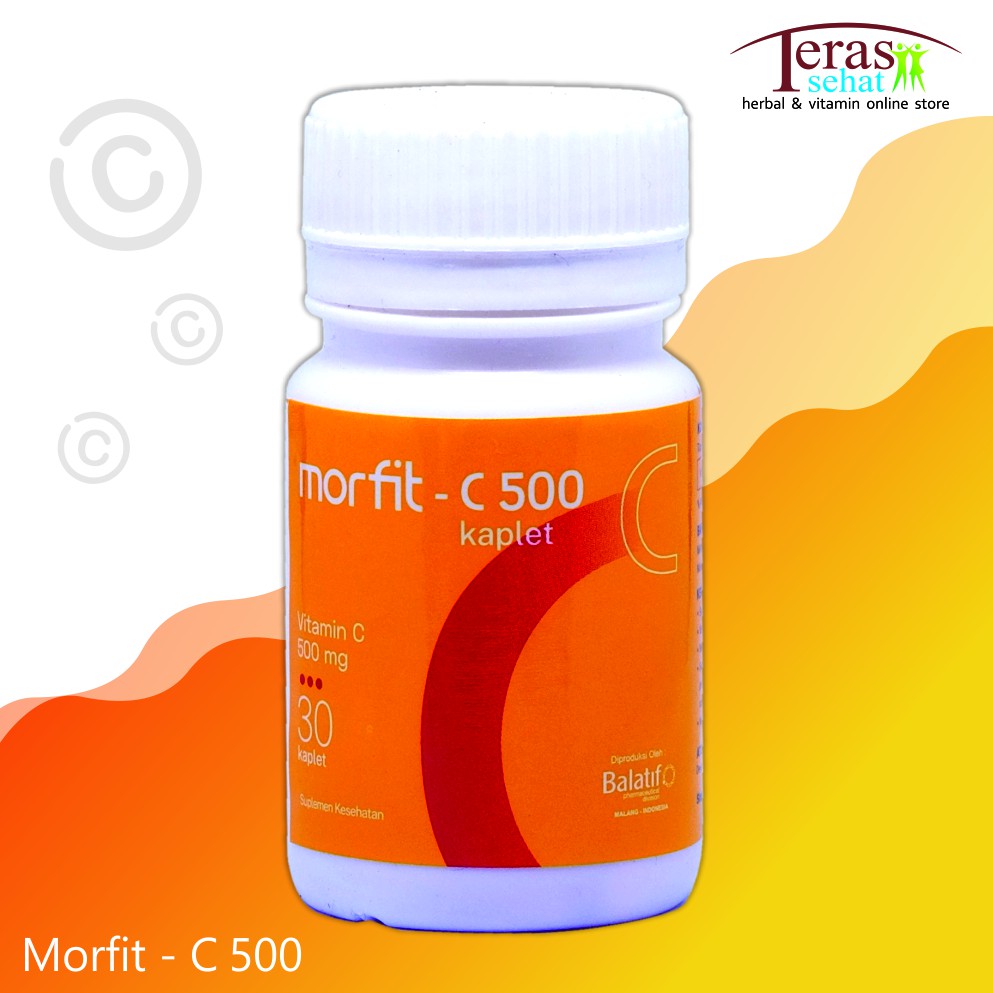 Jual VITAMIN C 500 MG MORFIT C BOTOL | Shopee Indonesia