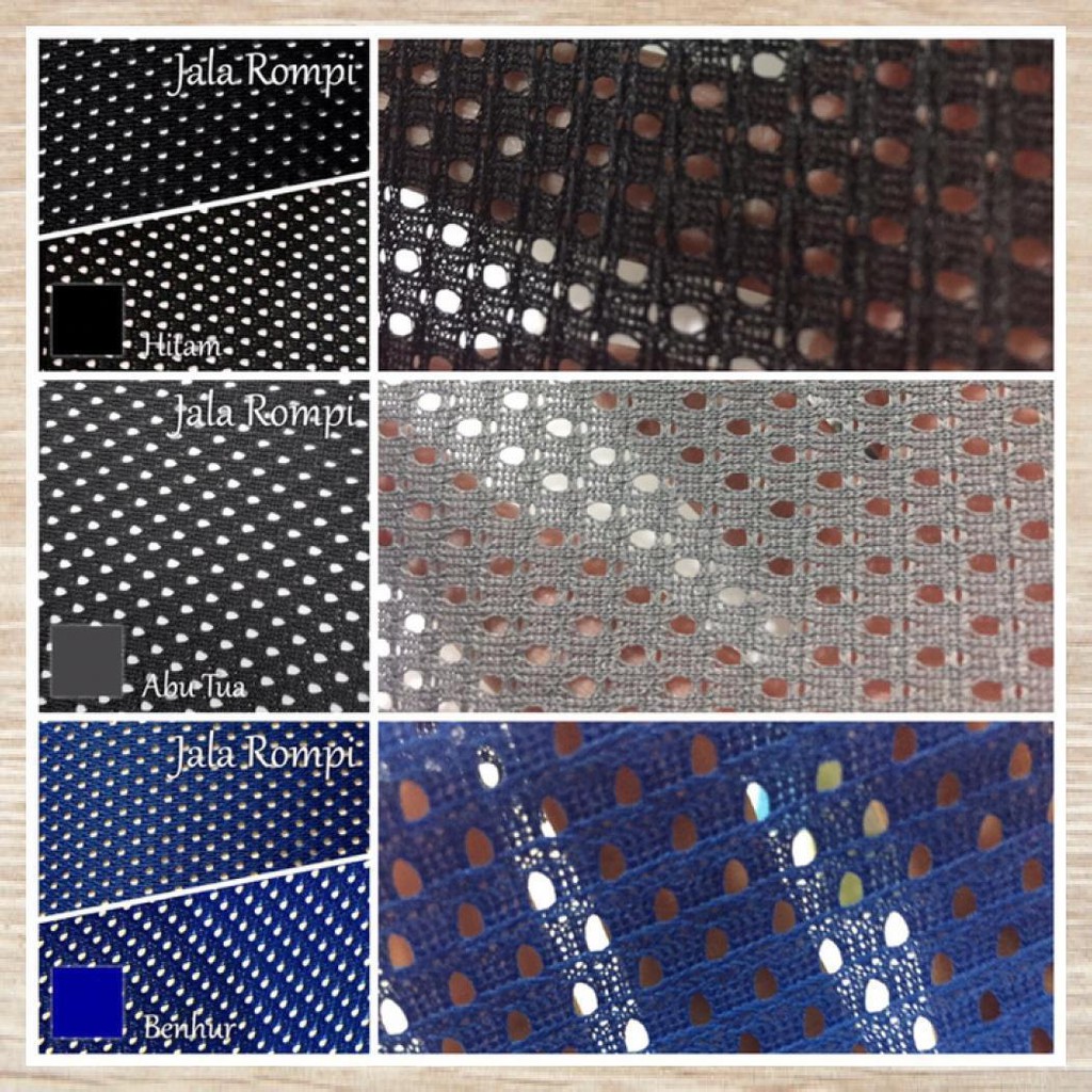 Jual Kain Jala / Jaring / Mesh Rompi Kaku | Shopee Indonesia