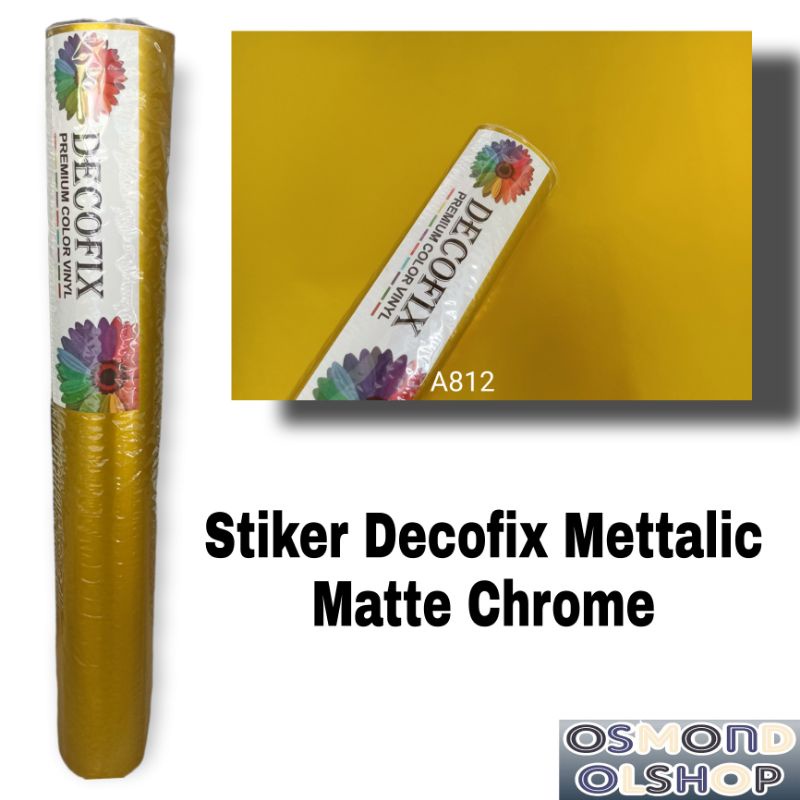 Jual Stiker Scotlite Decofix Mettalic Matte Chrome (Roll) | Shopee ...