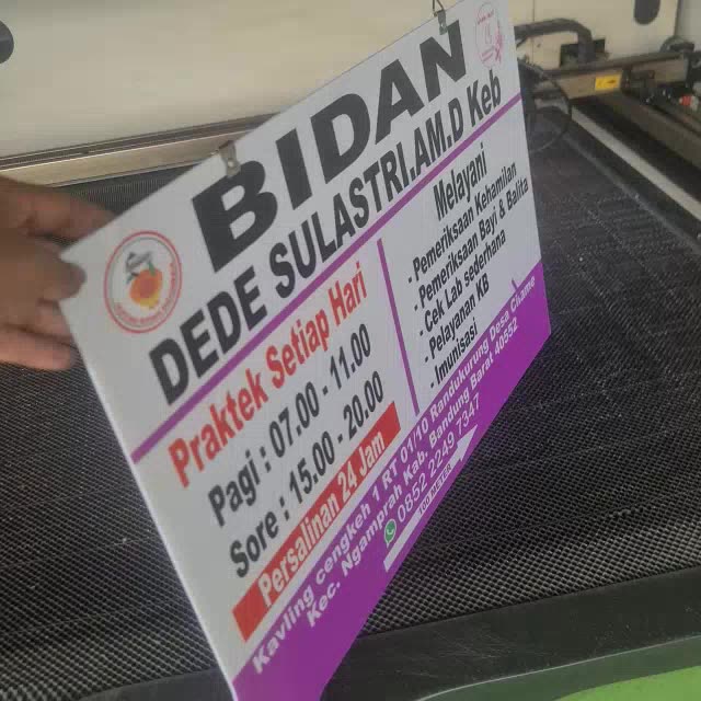 Jual Plang nama bidang ukuran 70cm x 50cm dan 90cm x 60 cm | Shopee ...