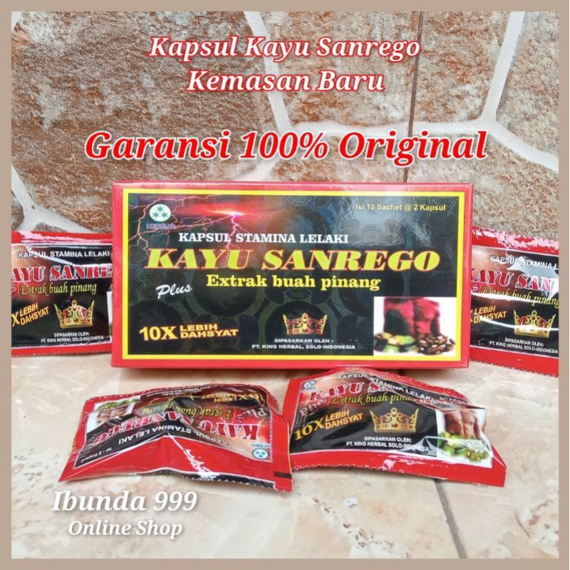 Jual OBAT STAMINA PRIA DEWASA/KAPSUL KAYU SANREGO ASLI/KAYU SANREGO ...