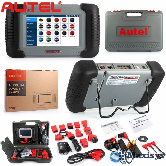Jual Autel MaxiDAS DS708 Diagnostic Scanner EPB DPF TPMS SRS Code ...