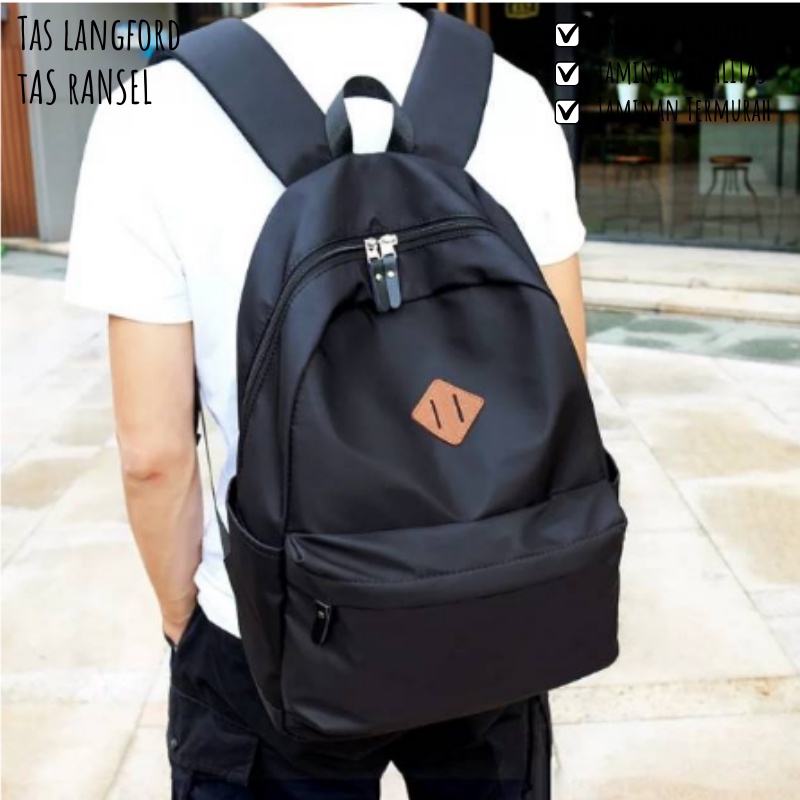 Jual Tas ransel backpack/tas sandang bagus/ tas gemblok tas sekolah ...