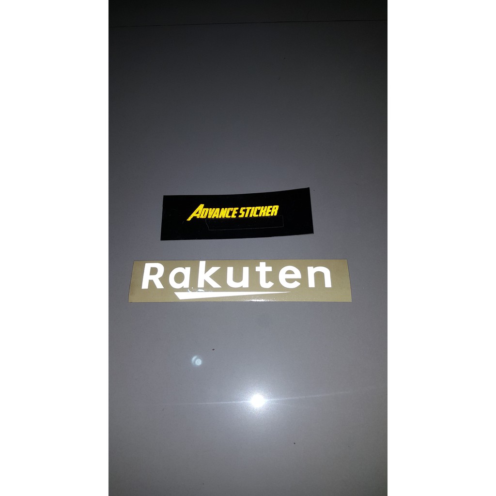 Jual sticker rakuten logo | Shopee Indonesia