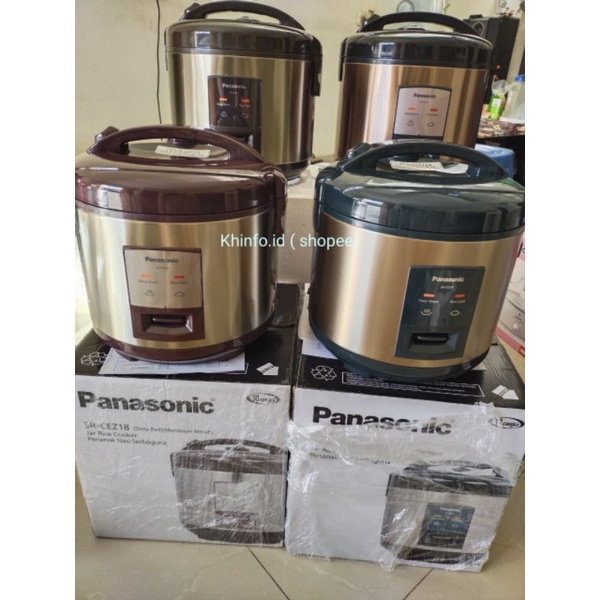 Jual MAGIC COM PANASONIC 3IN1 SR-CEZ 18/RICe Cooker kapasitas 1,8liter ...