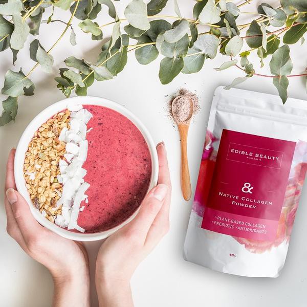 Jual EDIBLE BEAUTY Native Vegan Plant-Based Collagen Powder + Australia ...