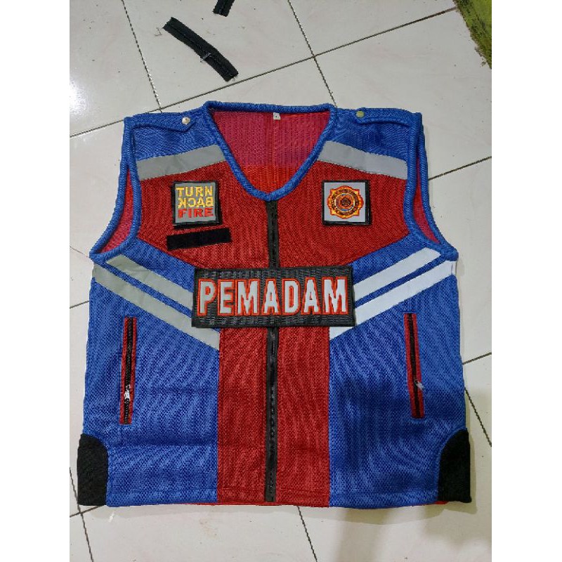 Jual ROMPI DAMKAR rompi pemadam bahan jala mes | Shopee Indonesia
