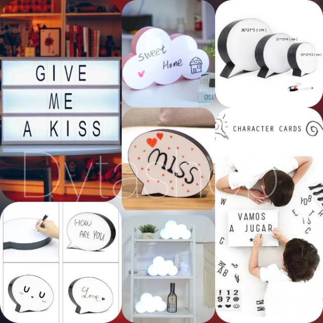 Jual Lampu led light box + card | Shopee Indonesia