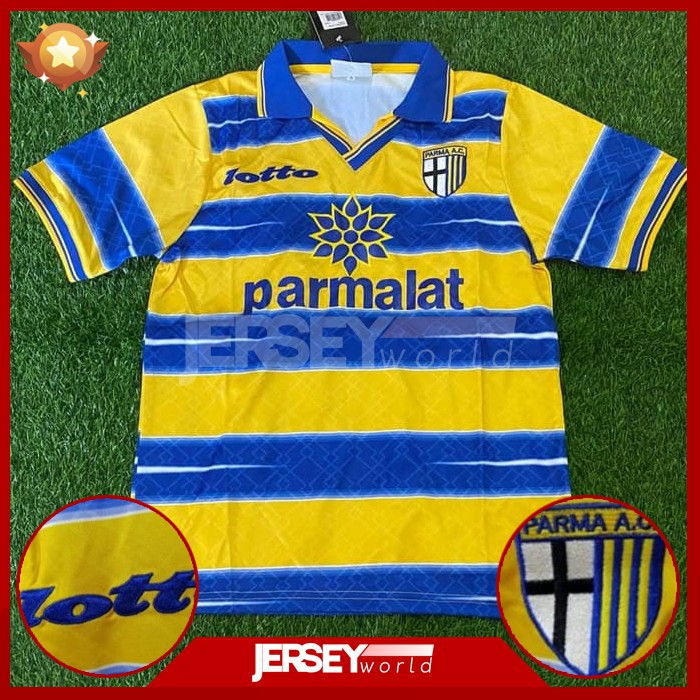 Jual Jersey Retro Klasik Parma Home 1998-1999 PREMIUM GRADE ORI ...