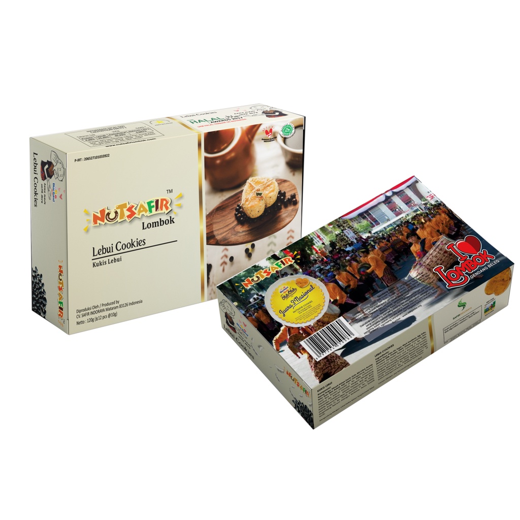 Jual NUTSAFIR COOKIES LEBUI KHAS LOMBOK | Shopee Indonesia
