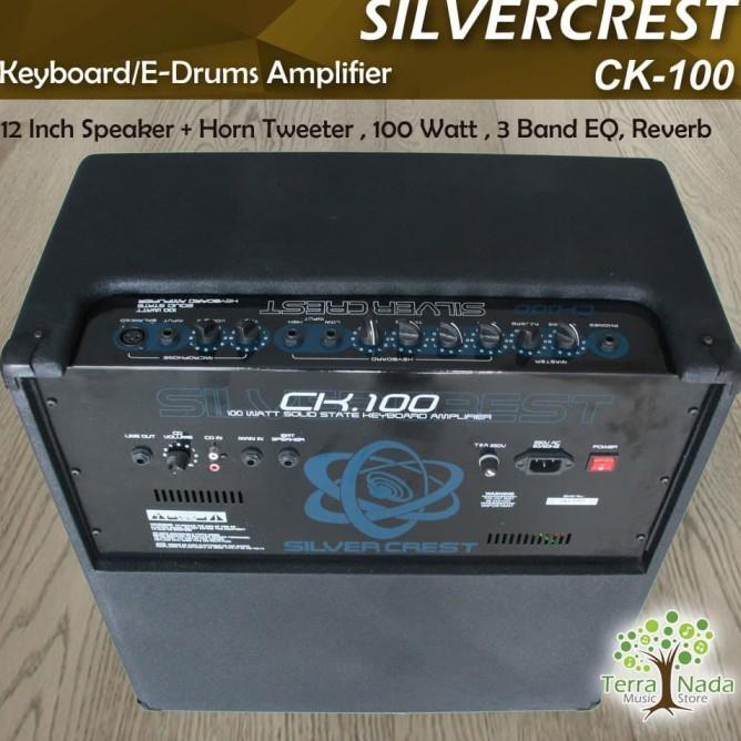 Jual Ampli Silvercrest CK100 Amplifier keyboard CK 100 Speaker E Drum | Shopee Indonesia