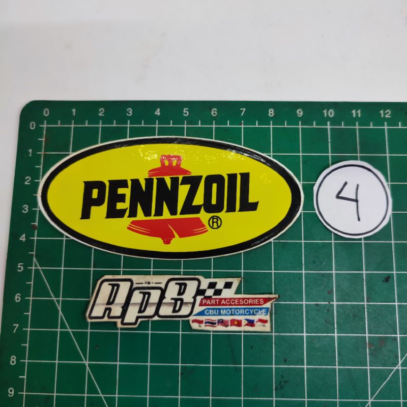 Jual stiker sticker vintage racing oil pennzoil shell | Shopee Indonesia