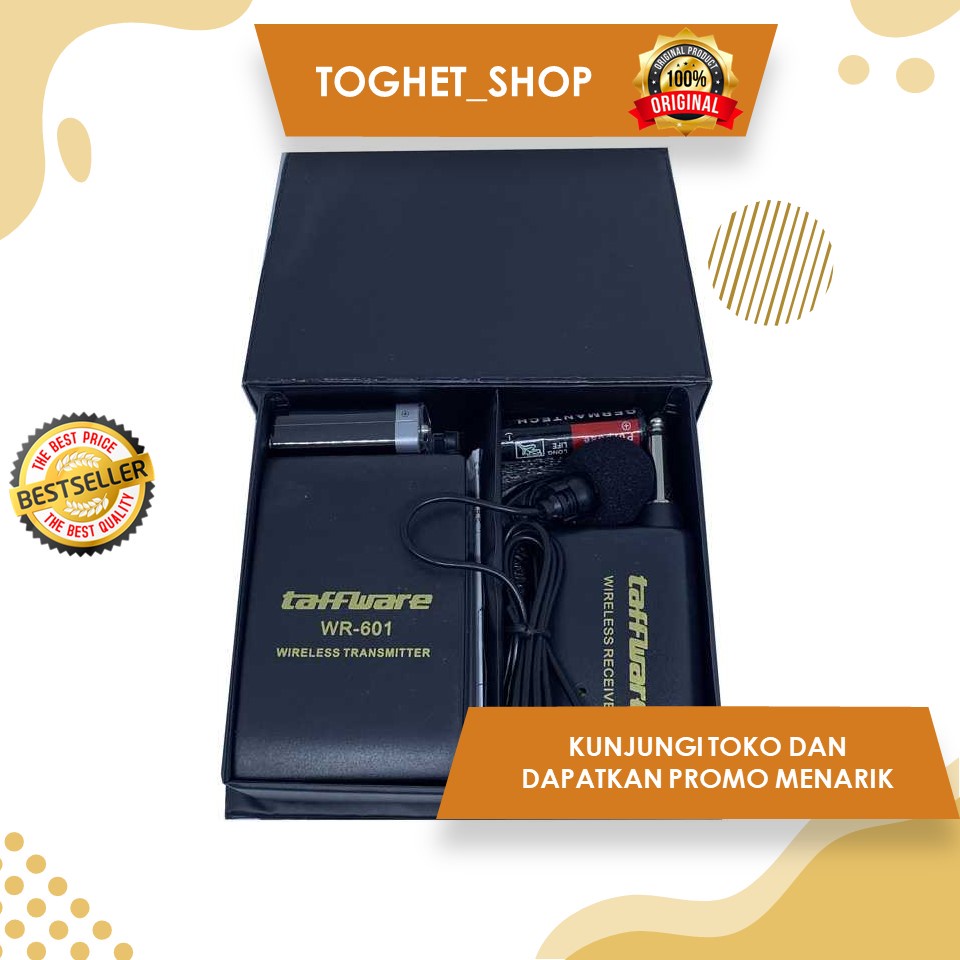 Jual Mikrofon Wireless Dengan Frekuensi Radio FM Transmitter Receiver ...