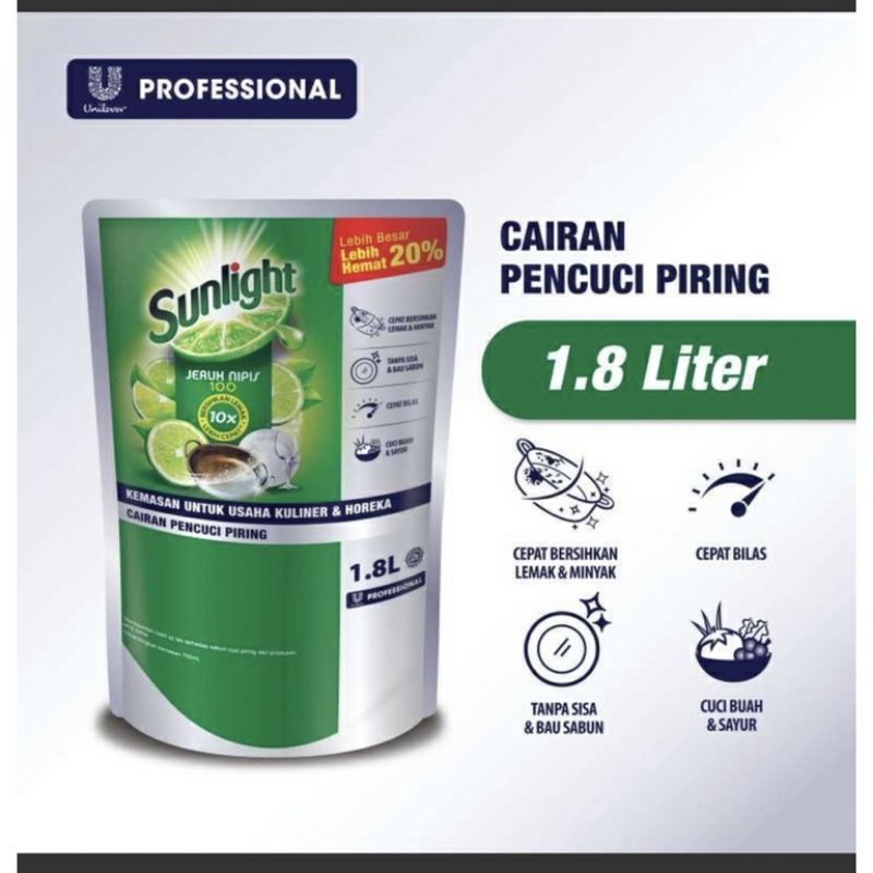Jual Sunlight 1,8L (packing kardus) | Shopee Indonesia