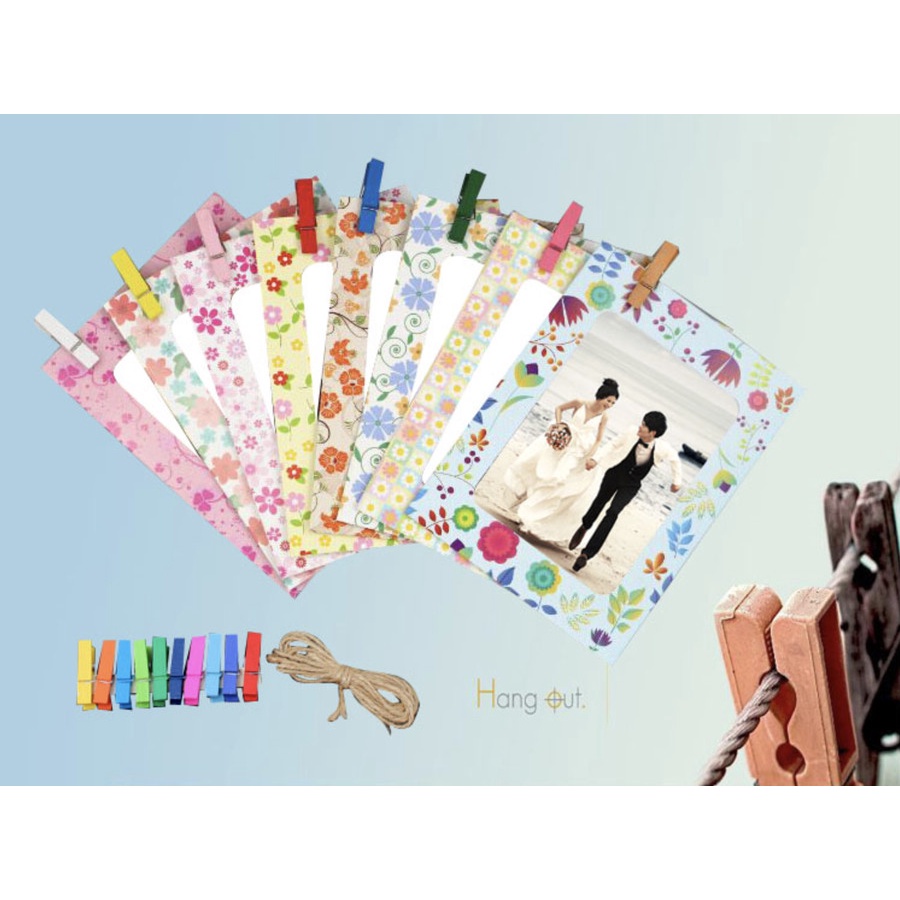 Jual frame foto karakter bunga/ frame foto ukuran 3R/ frame foto murah ...