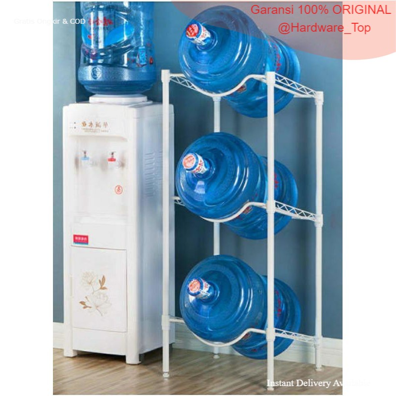 Jual Krisbow rak galon 3 tingkat susun | Shopee Indonesia