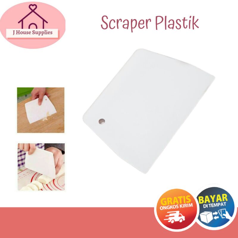 Jual Pisau Plastik Pemotong Adonan Roti Perata Kue Dekorasi Tart ...