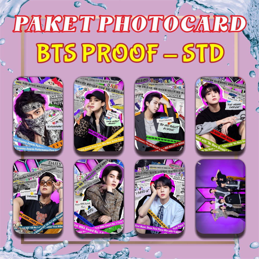 Jual 8 lembar - [READY STOCK] PHOTOCARD BTS FILA PAKET PHOTO CARD BTS ...