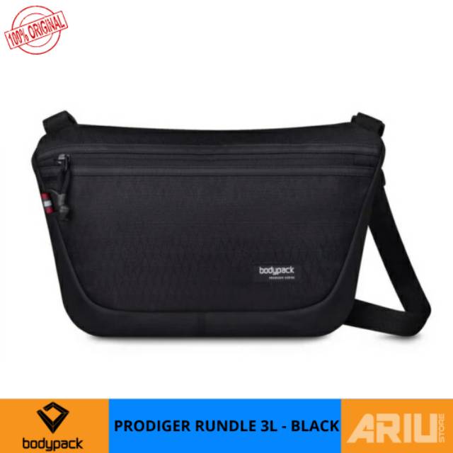 Jual TAS SELEMPANGBODYPACK PRODIGER RUNDLE 3L CROSS SLING BAG - BLACK ...
