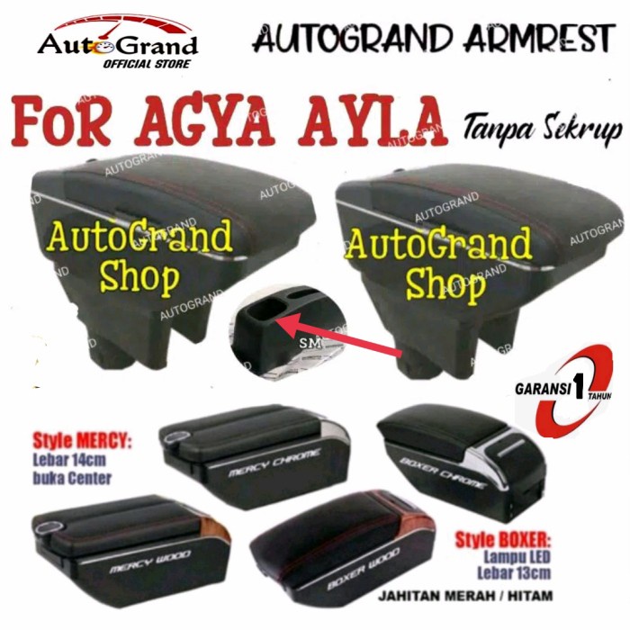 Jual NEW CONSOLE BOX AYLA / ARMREST UNIVERSAL AYLA | Shopee Indonesia