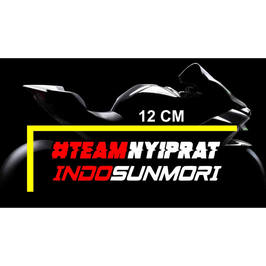 Jual stiker SR team nyiprat | Shopee Indonesia