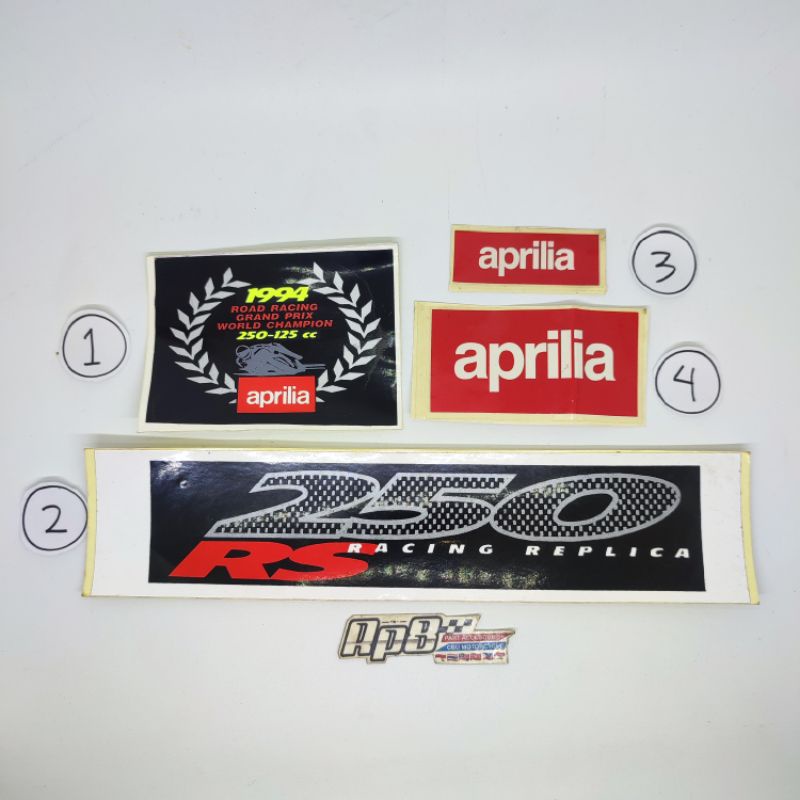 Jual stiker sticker vintage racing APRILIA | Shopee Indonesia