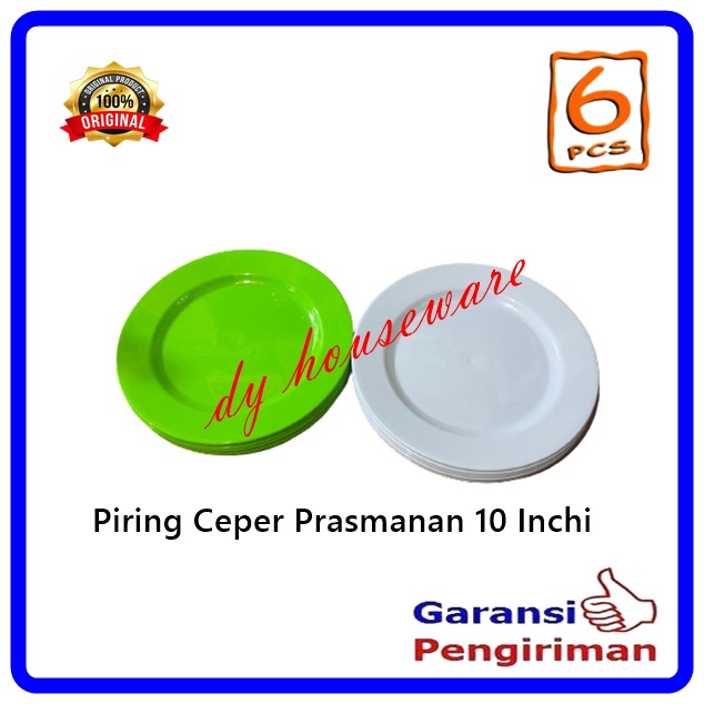 Jual Piring Ceper 10 Inchi Piring Katering Prasmanan Silver ( 6 Pcs ...