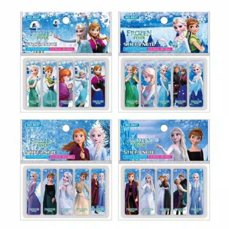 Jual Sticky note plastik motif karakter Frozen Hello Kity / stick note ...