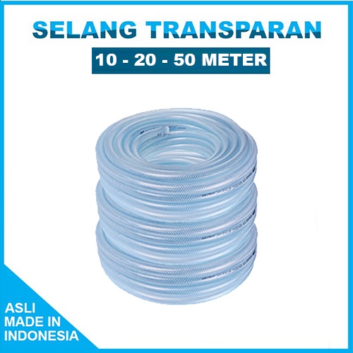 Jual SELANG GEMUK Selang Air 1/2 5/8 3/4 1 Inch 50 Meter Selang Air ...