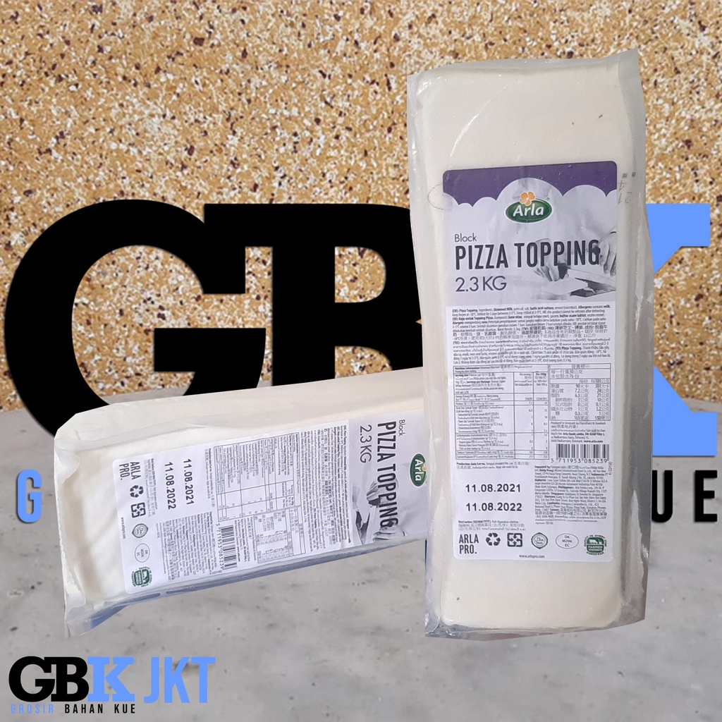 Jual Mozzarella Cheese Pizza Topping Arla 2,3 Kg | Shopee Indonesia