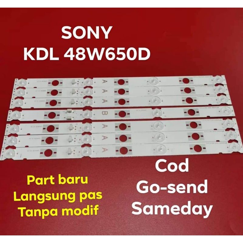 Jual LAMPU LED BL BACKLIGHT TV SONY 48D650 KDL48W650D KDL-48W650D ...