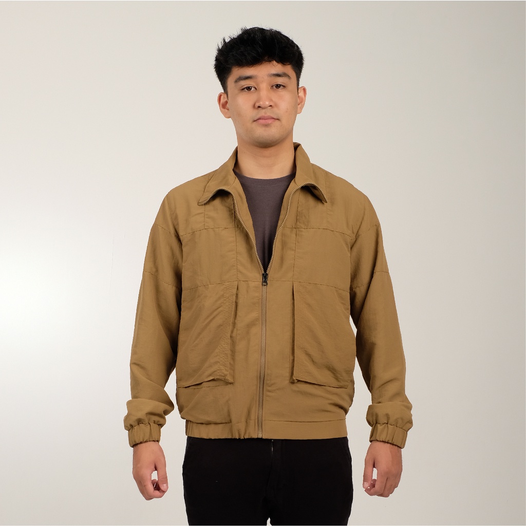 Jual DxL | Anglo Engineer Jacket Mid Brown | Jaket Nylon Casual Sleting ...