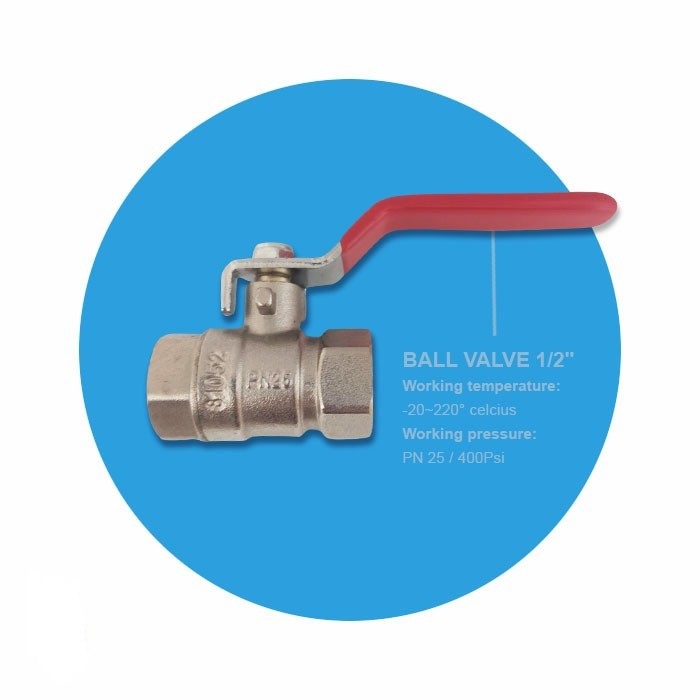 Jual BALL VALVE STOP KERAN KRAN GAS AIR BRASS KUNINGAN 1/2" | Shopee Indonesia