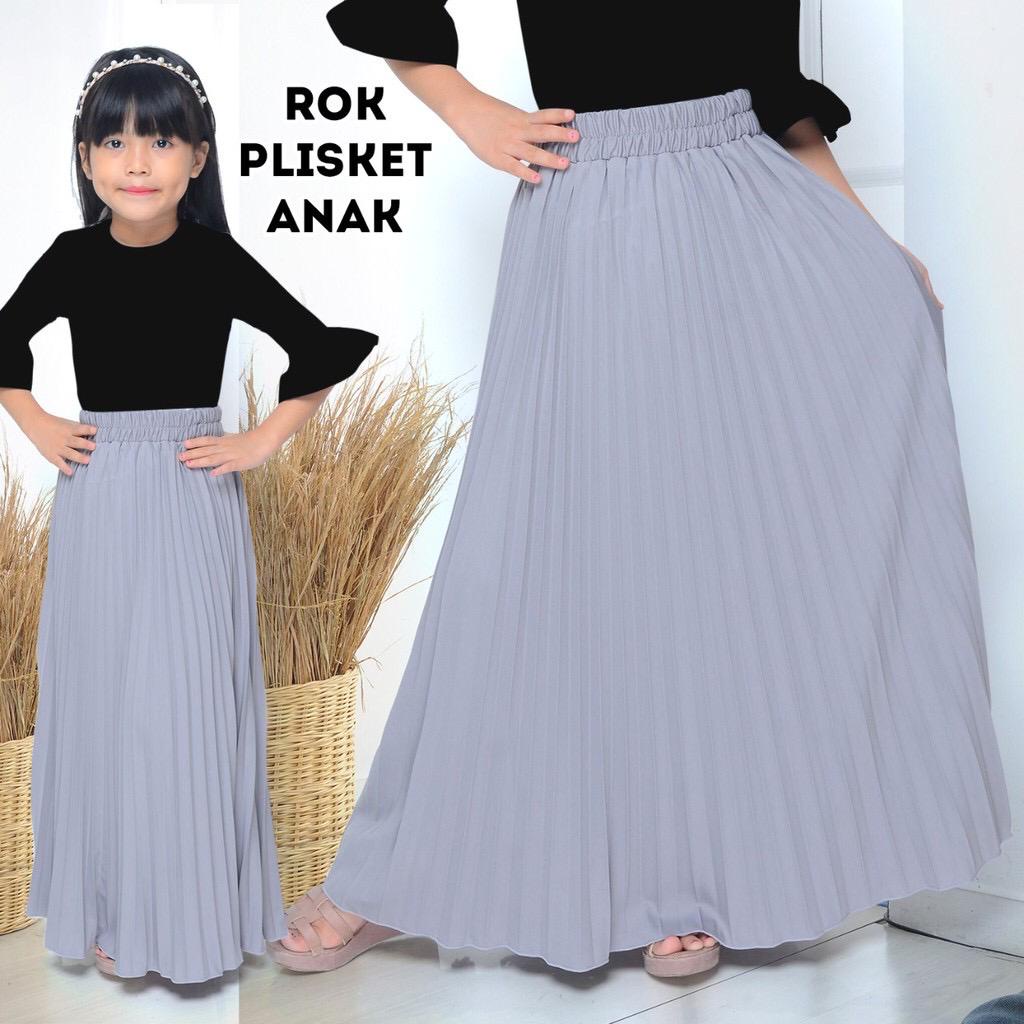 Jual ROK PLISKET ANAK USIA 6-13 TAHUN / ROK PLISKET TANGGUNG / ROK ...