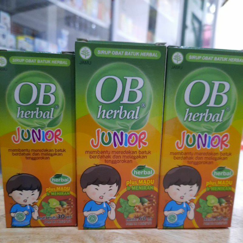 Jual OB Herbal Junior Syrup 30ml & 60ml | Shopee Indonesia