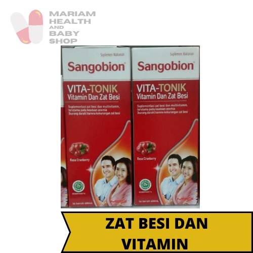 Jual Sangobion Vitatonik rasa cranberry (penambah darah) | Shopee Indonesia