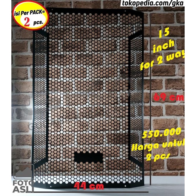 Jual Grill Ram Speaker Professional / Grill box speaker 15 in MURAH ...